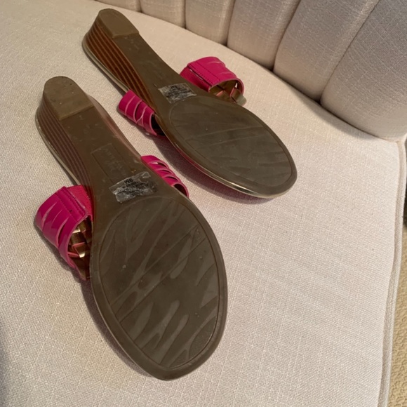 ANNE KLEIN iflex | Shoes | Anne Klein I Flex Pink Patent Leather Wedge ...